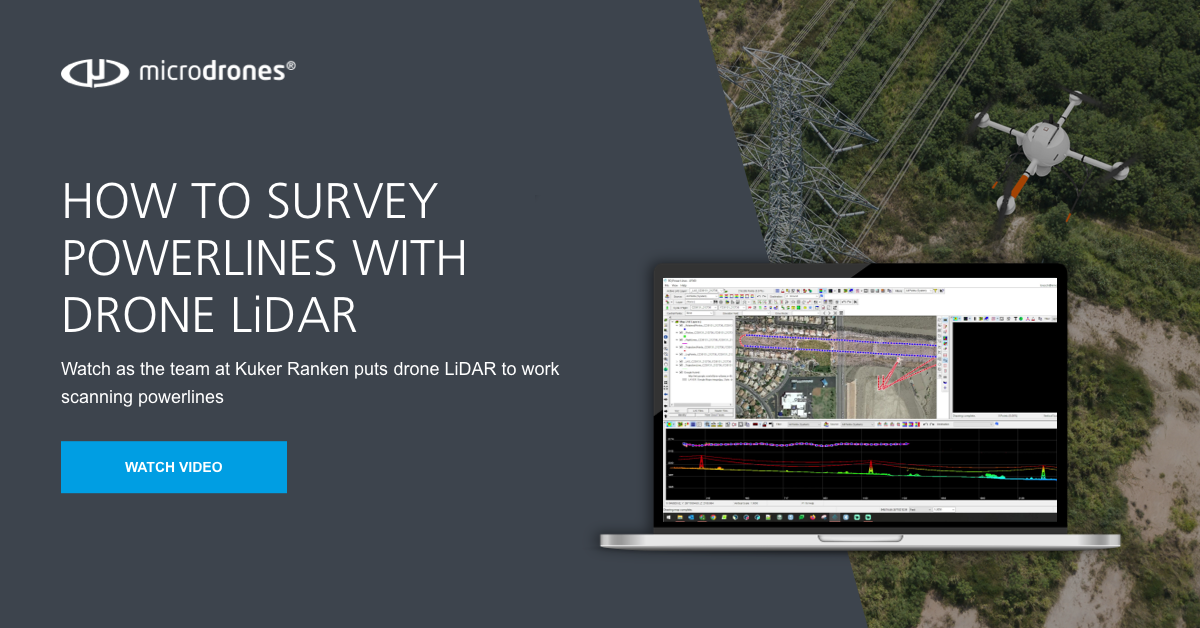 How to survey powerlines with Drone LiDAR