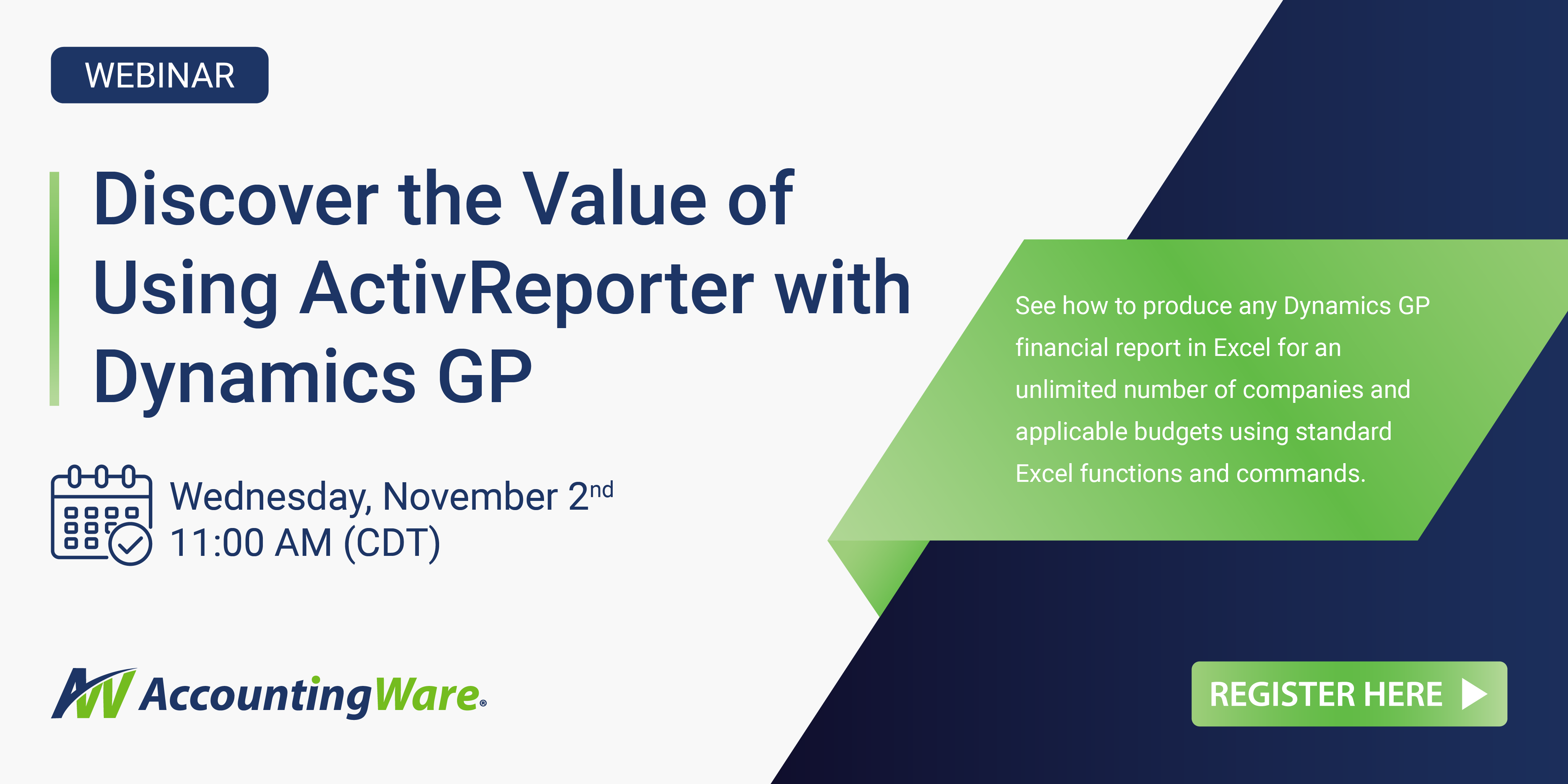 Discover the Value of Using ActivReporter with Dynamics GP