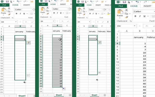 FREE Online Tutorial How To Use Fill Function In Microsoft Excel 2013