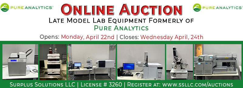 Used Laboratory Auction: Pharmaceutical & Scientific Equipment ...