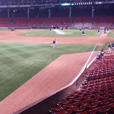 Cutest corner in Fenway: B165, Third base line against the Monster ...