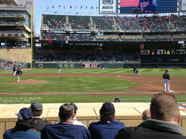 Dugout Box 4 aisle seats 2018 | Minnesota Twins