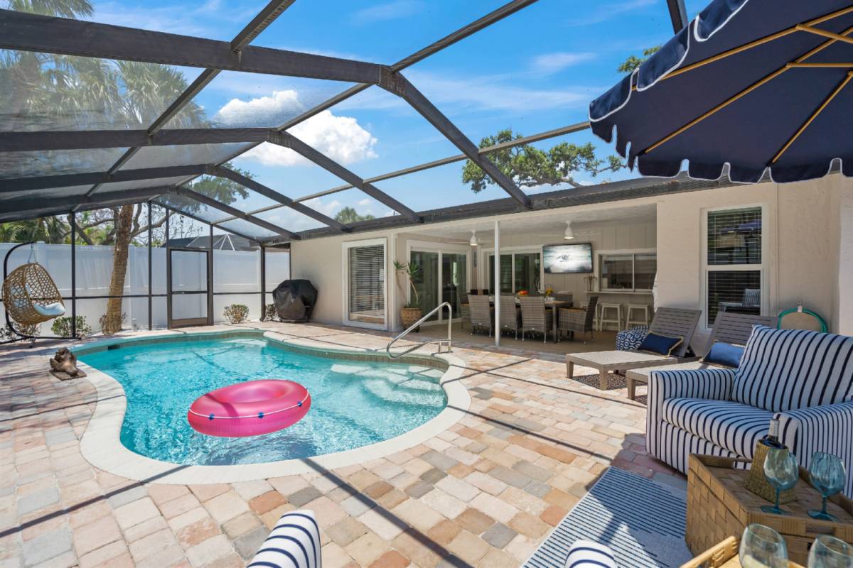 Siesta Key Vacation Rental | Modern Coastal Retreat: 3BR, Private Pool ...