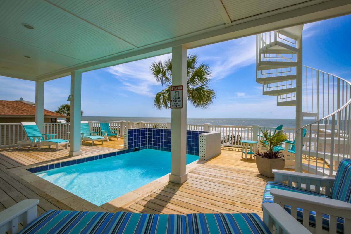 Folly Beach Vacation Rental | Oceanfront Home w/ Private Pool, Roof ...