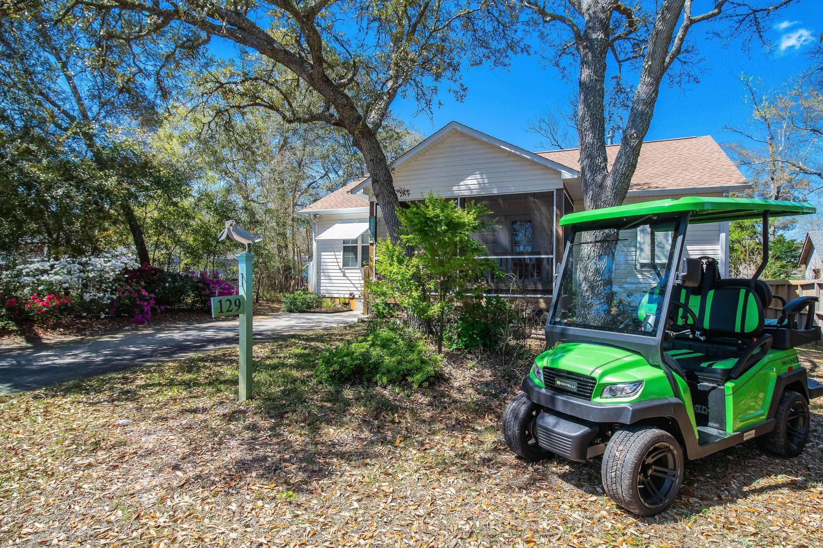 Charming Cottage With Golf Cart And Hot Tub - Cozy Coastal Retreat - Oak Island, NC