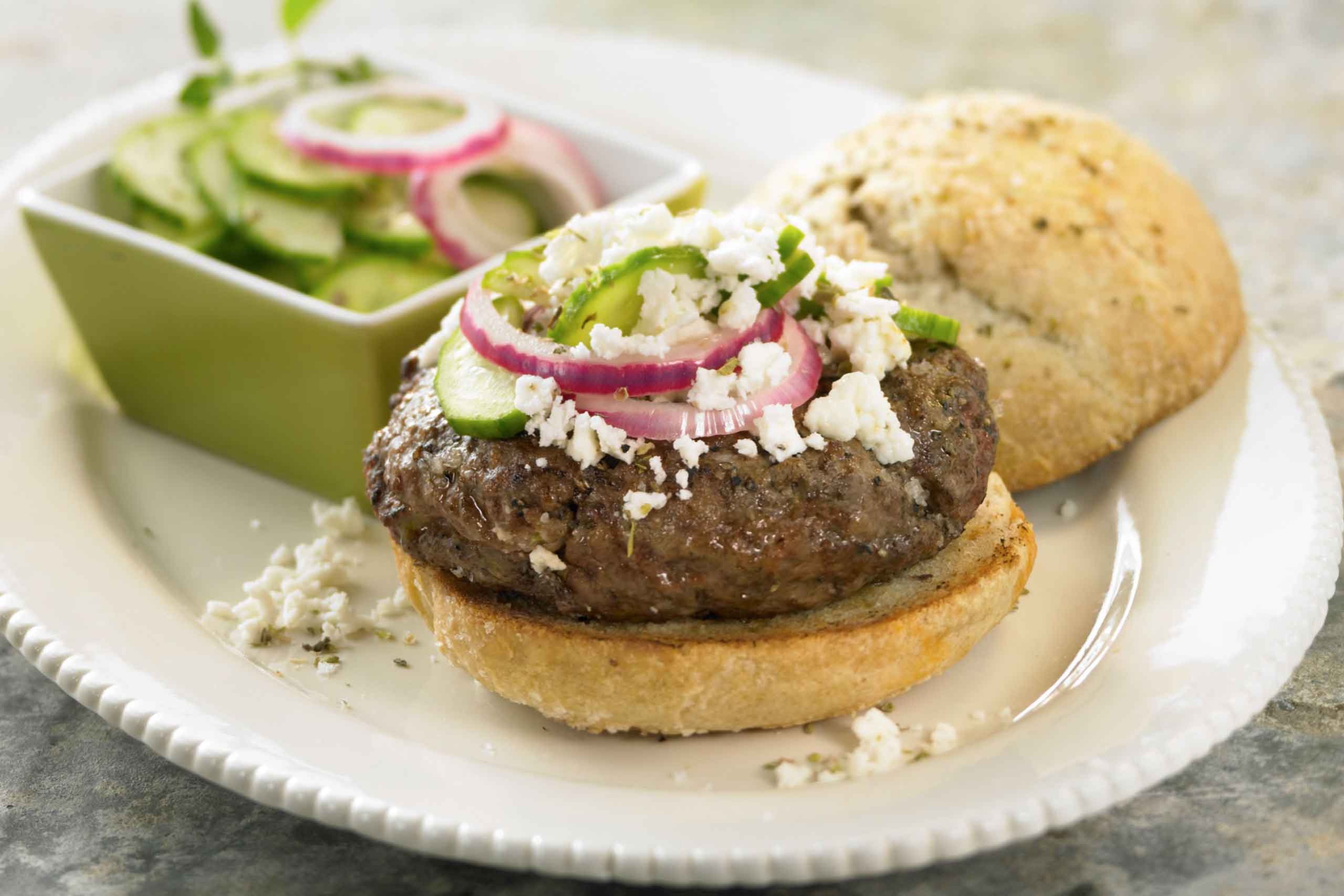 Feta Greek Burger - Odyssey Brands