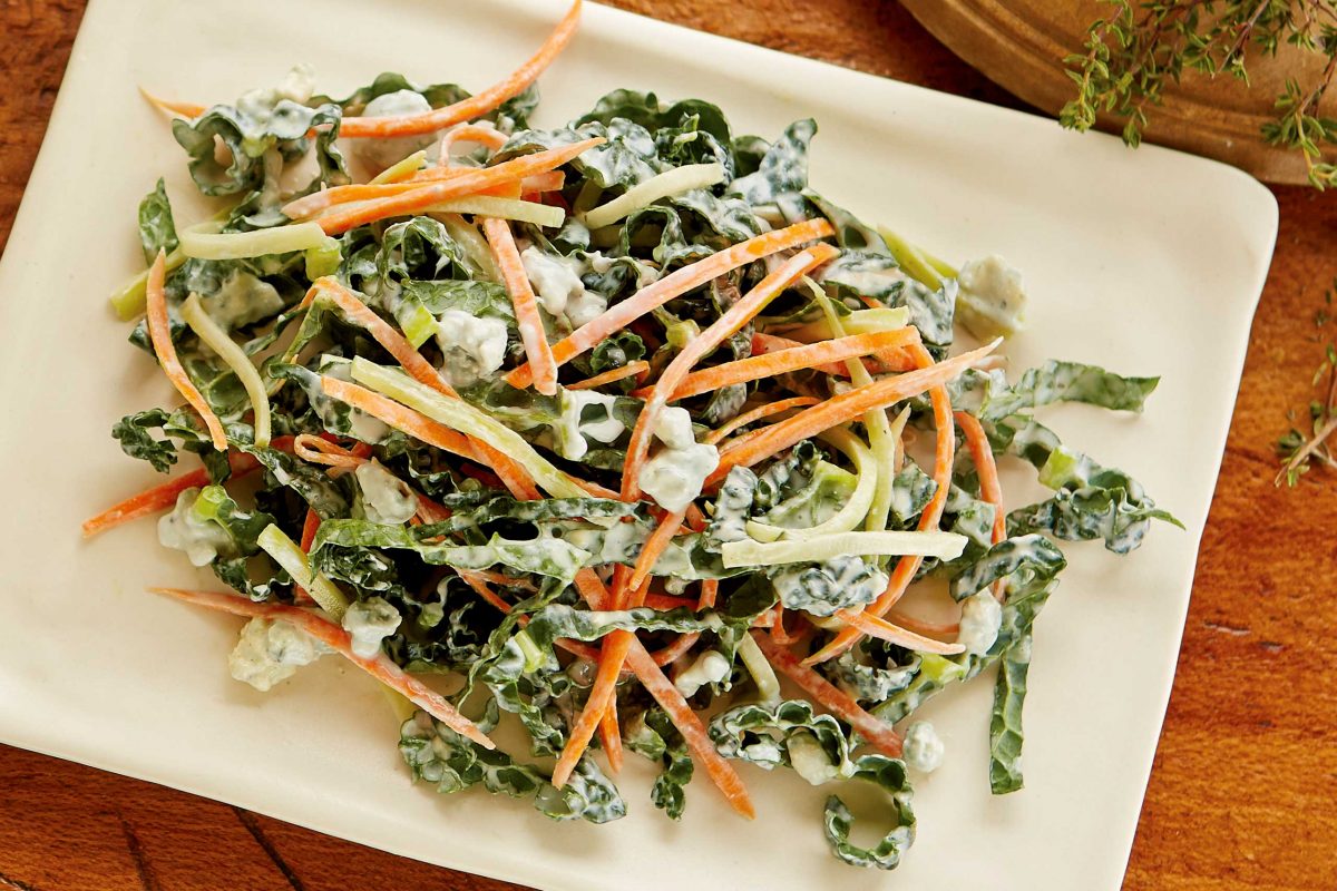 Broccoli-Kale Coleslaw with Blue Cheese Dressing - Odyssey Brands - Recipes