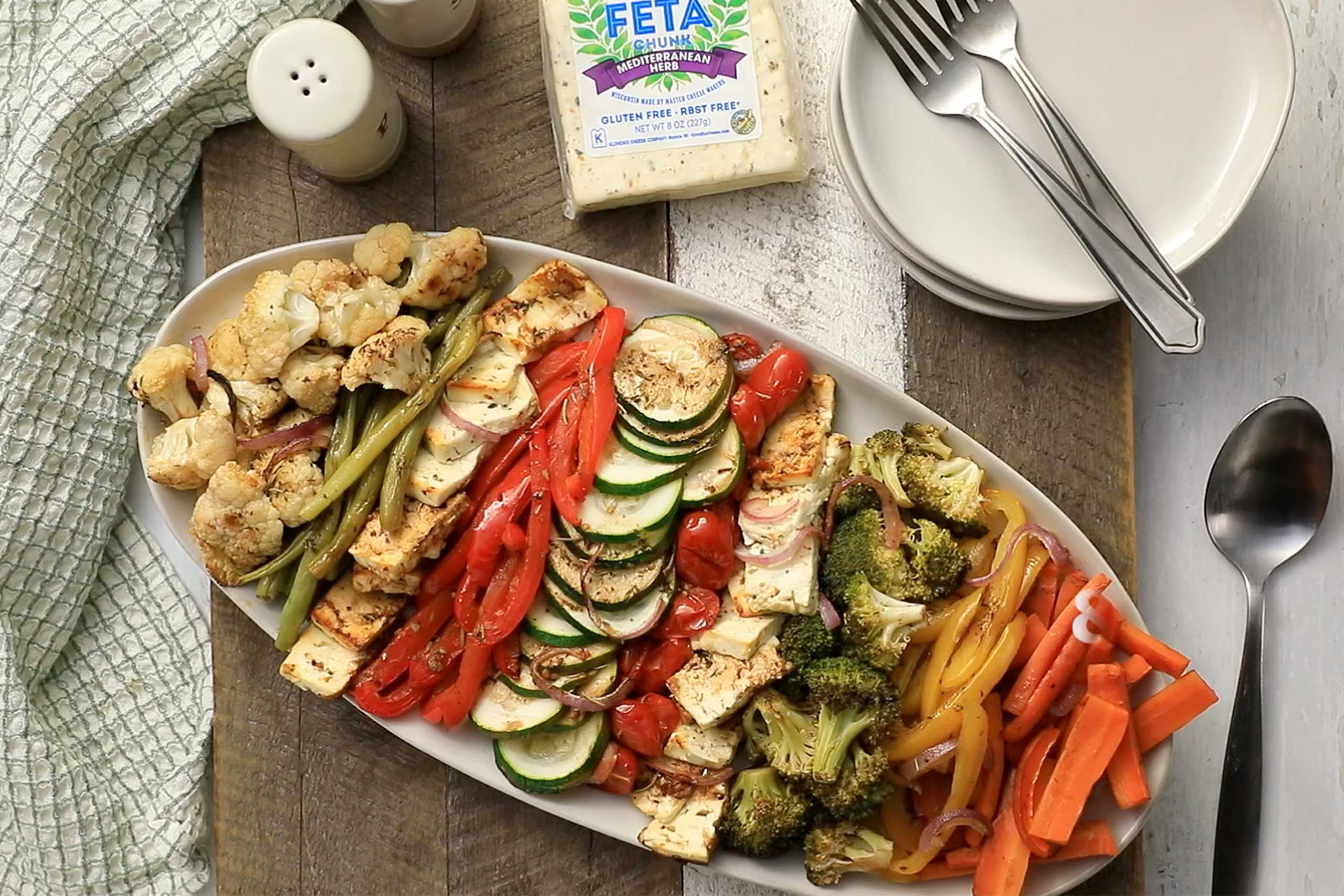 Baked Feta & Veggie Salad - Odyssey Brands - Recipes