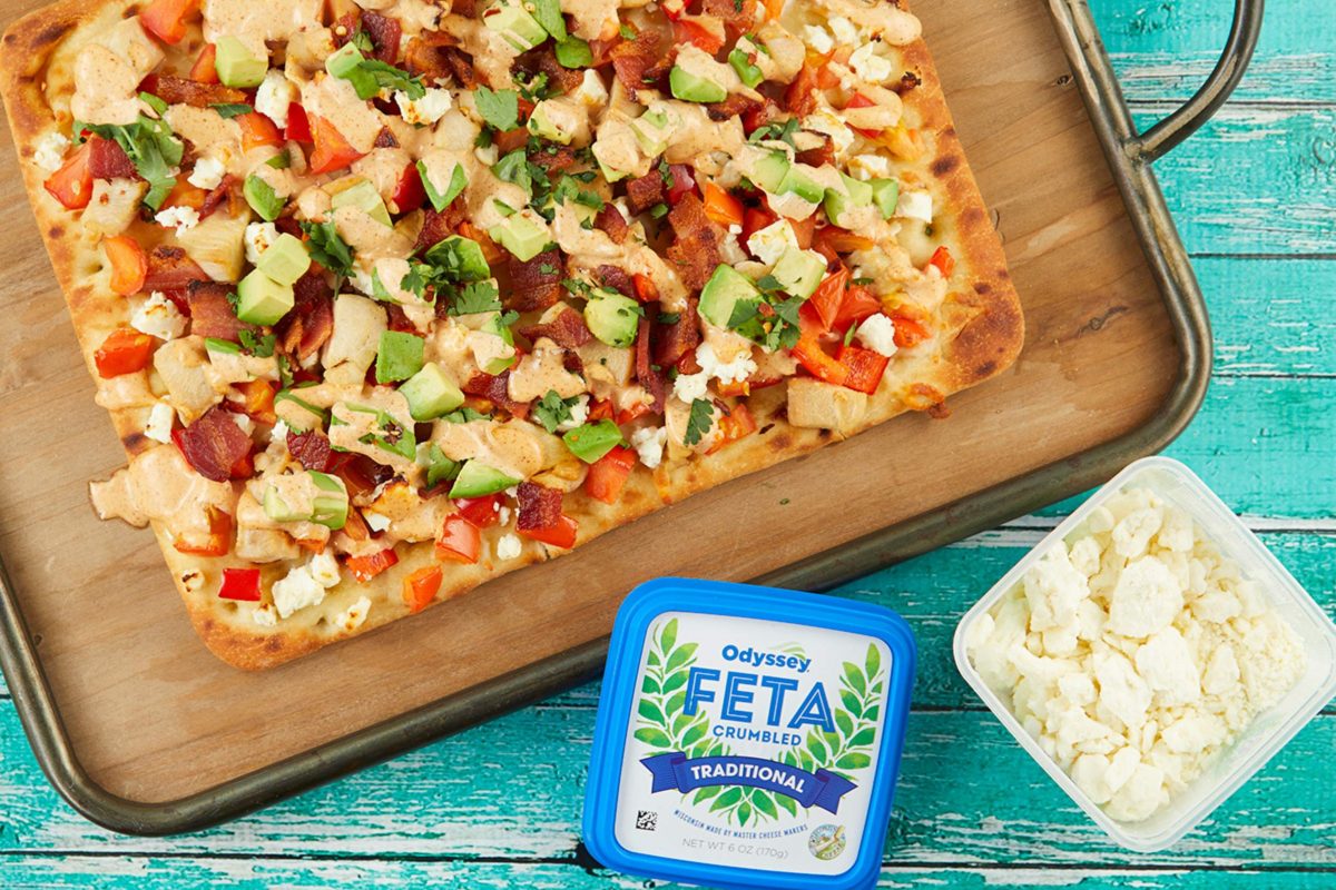 Feta Chicken Flatbread - Odyssey Brands - Recipes