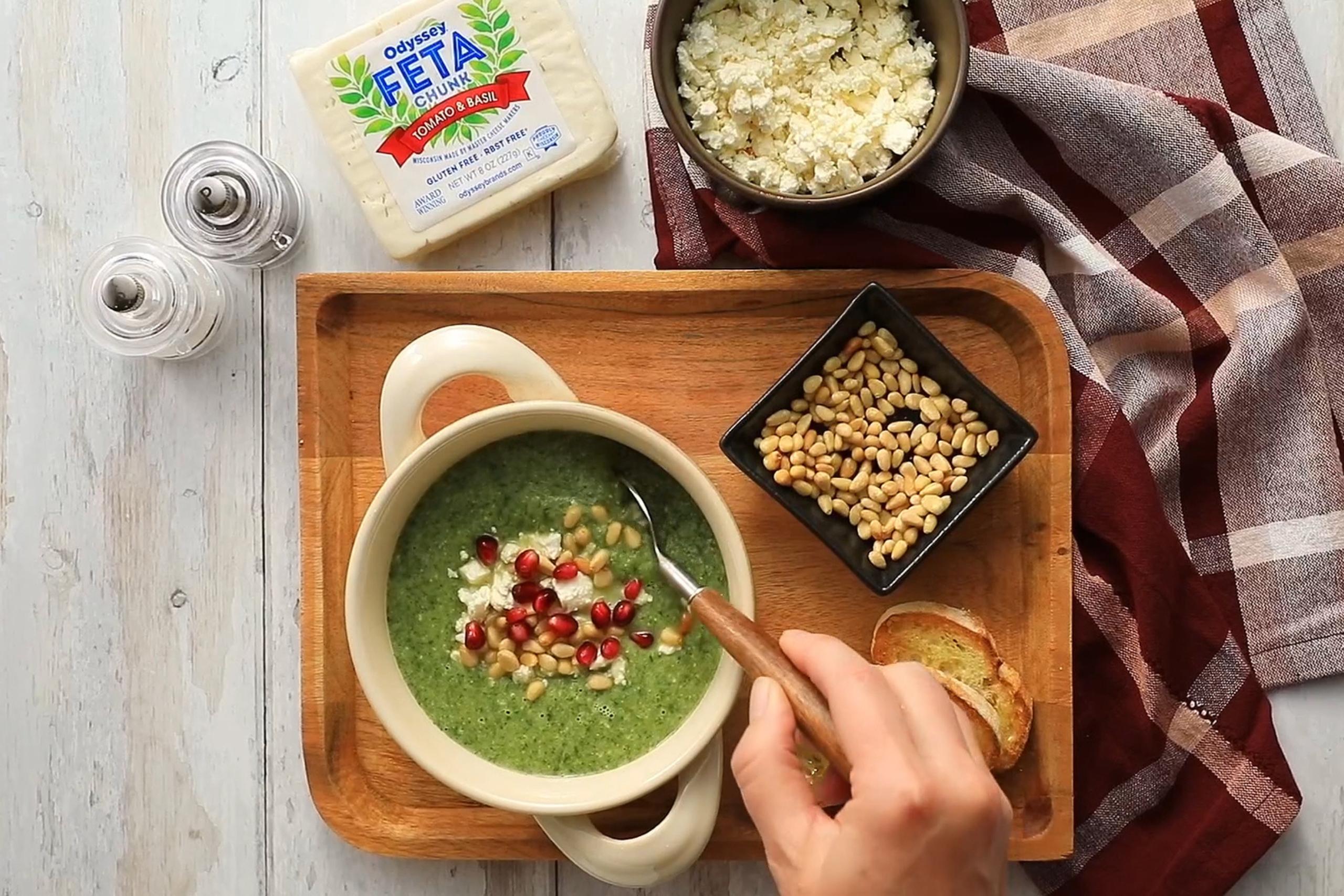 Creamy Spinach & Feta Soup - Odyssey Brands