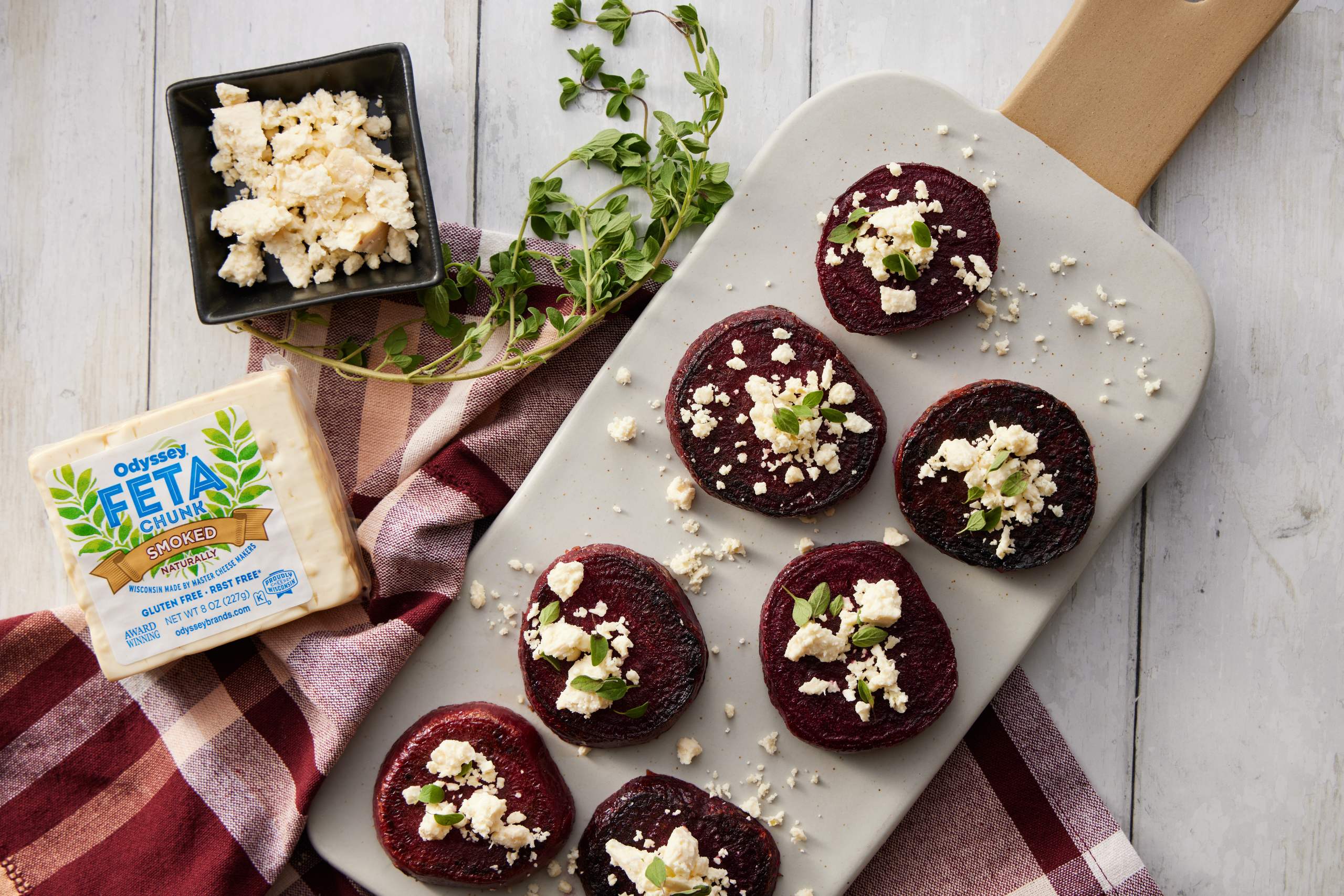 Crispy Sautéed Beets with Smoked Feta - Odyssey Brands