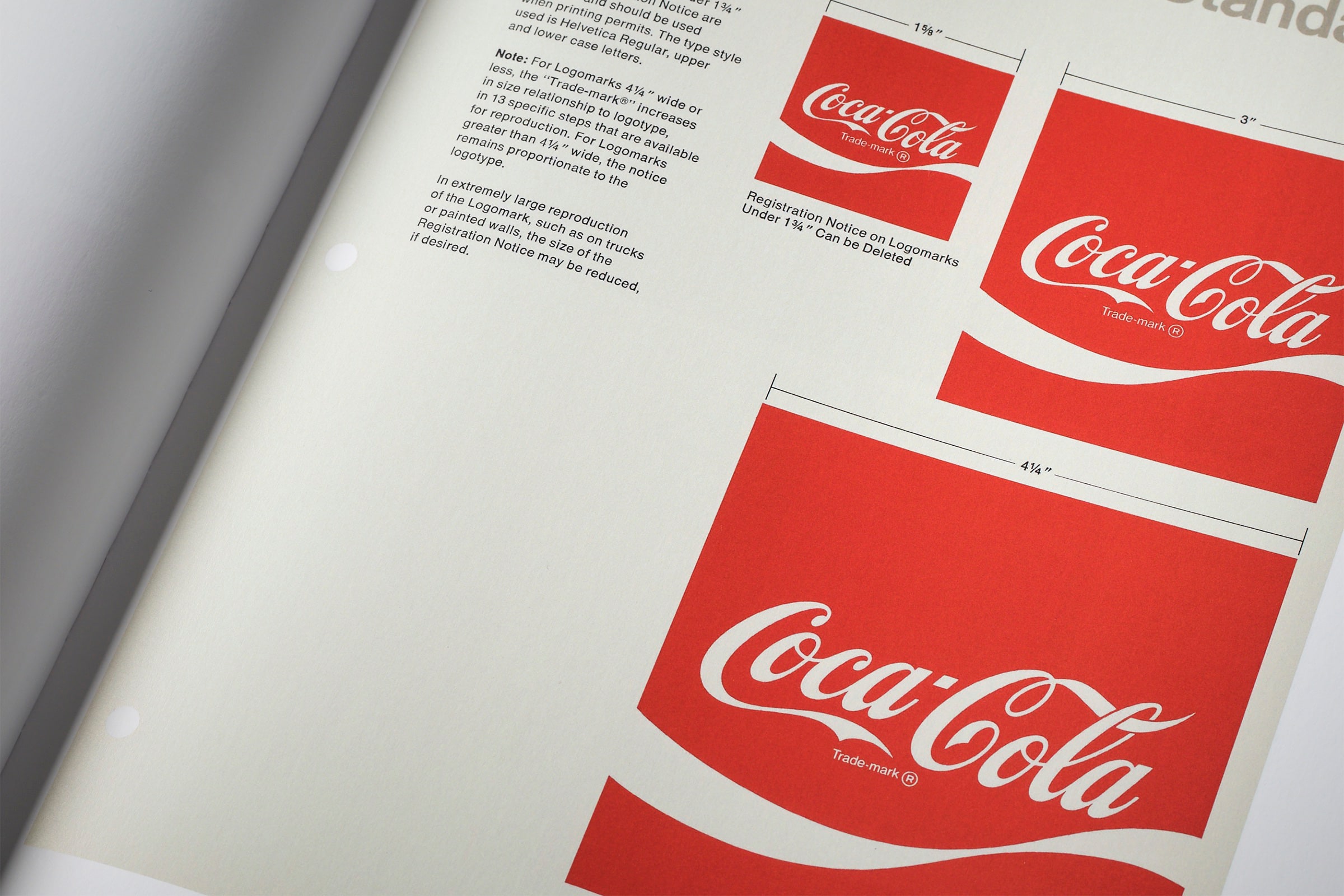 Brand Identification Manuals for Coca-Cola – Standards Manual