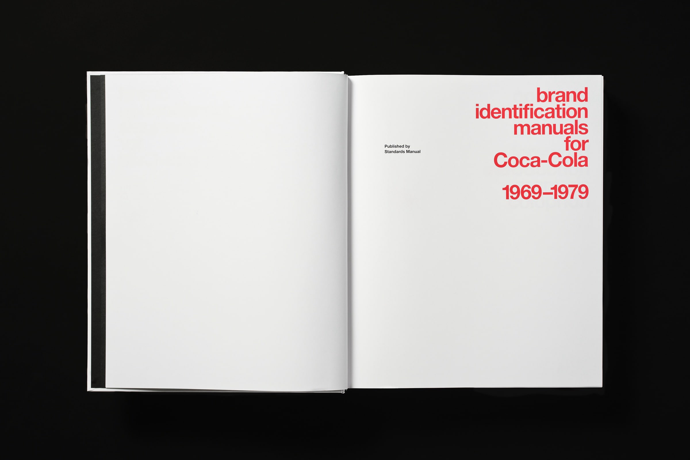 Brand Identification Manuals for Coca-Cola – Standards Manual