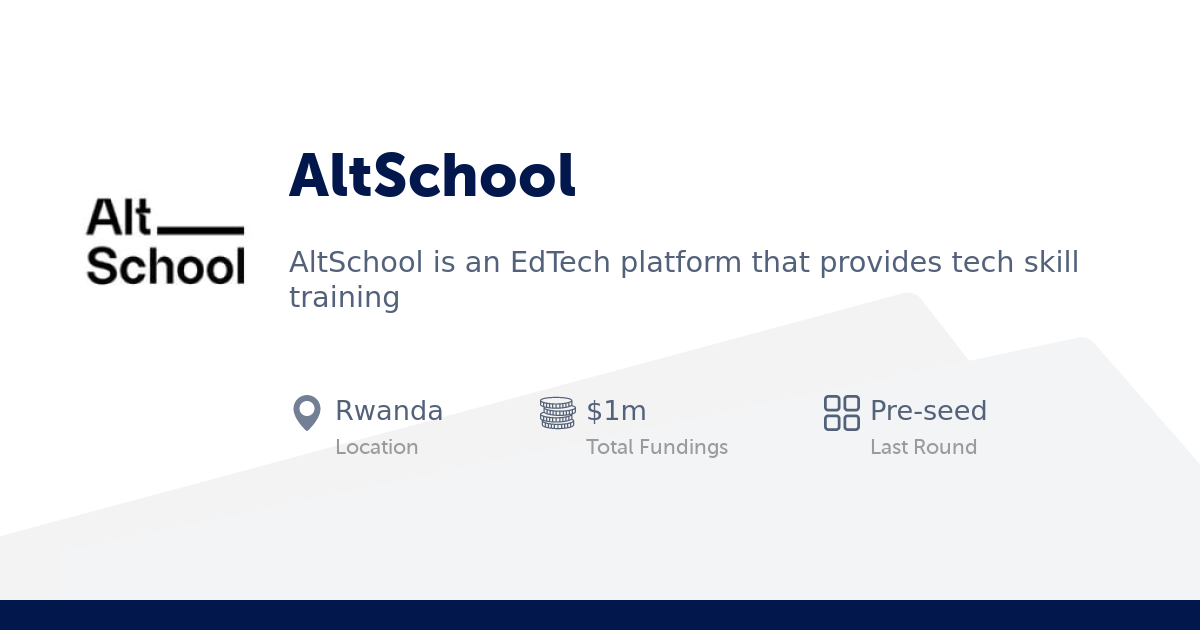 AltSchool - Overview, Financials, Competitors - StartupList Africa
