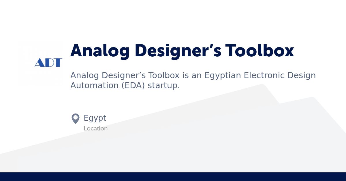 Analog Designer’s Toolbox - Overview, Financials, Competitors ...