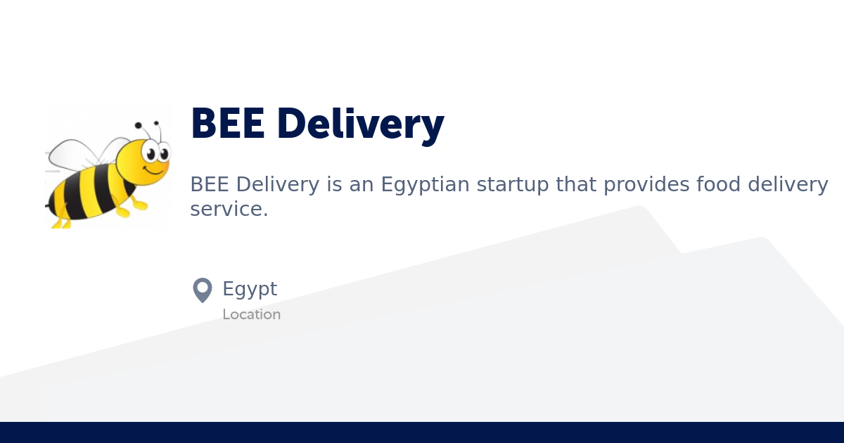 BEE Delivery - Overview, Financials, Competitors - StartupList Africa
