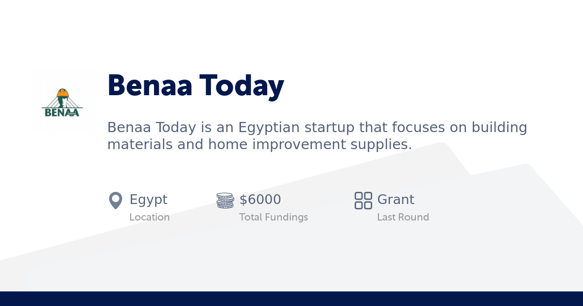 Benaa Today - Overview, Financials, Competitors - StartupList Africa