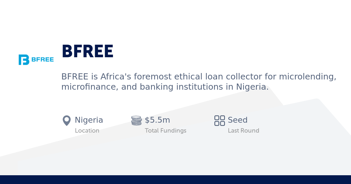 BFREE Company Profile, Lagos Financial Services Startup, Founders and ...
