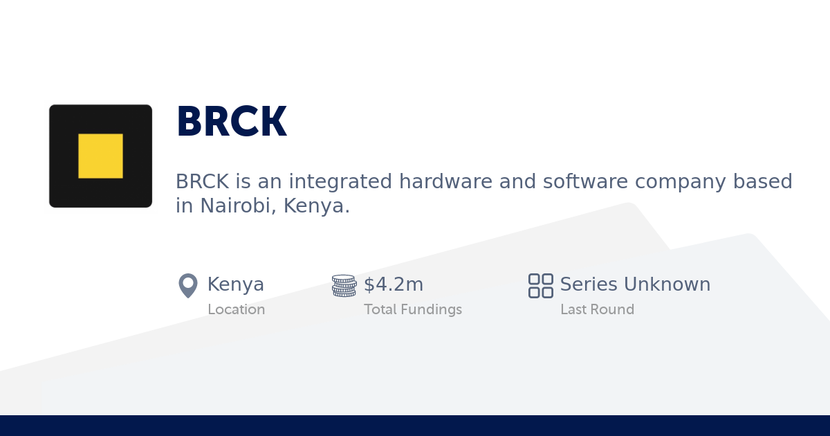 BRCK Company Profile, Nairobi Consumer Electronics Startup, Founders ...