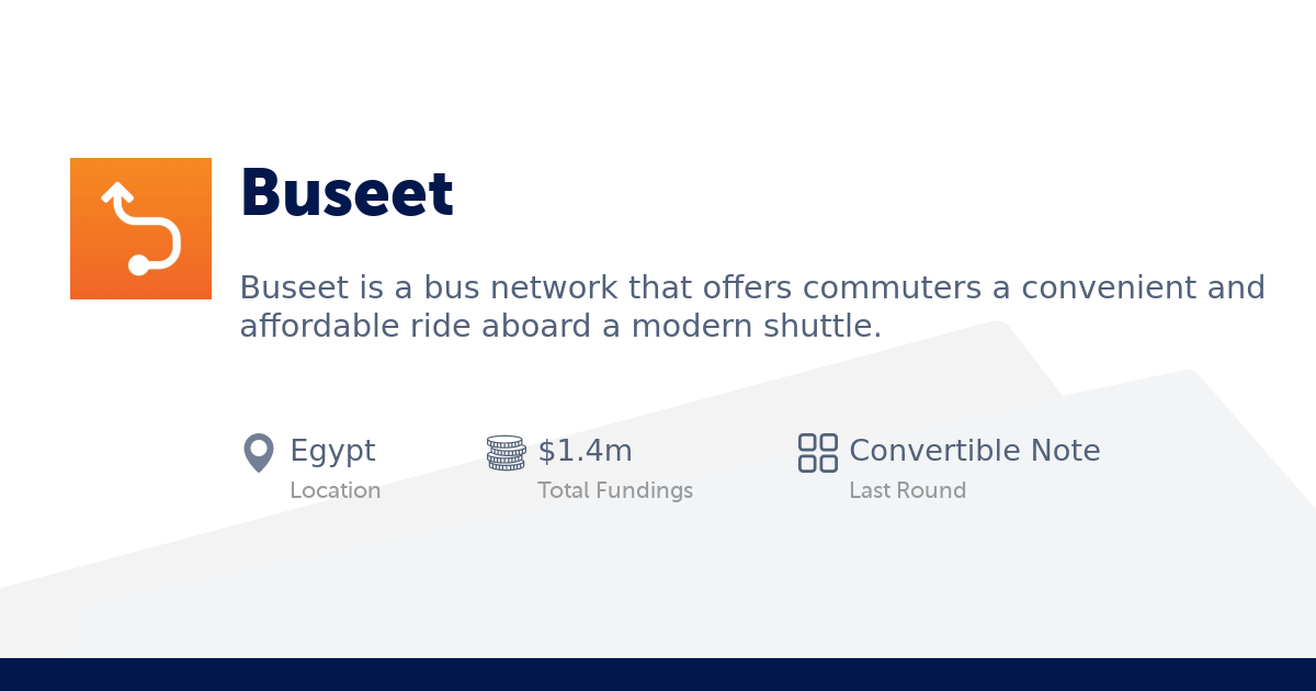 Buseet - Overview, Financials, Competitors - StartupList Africa
