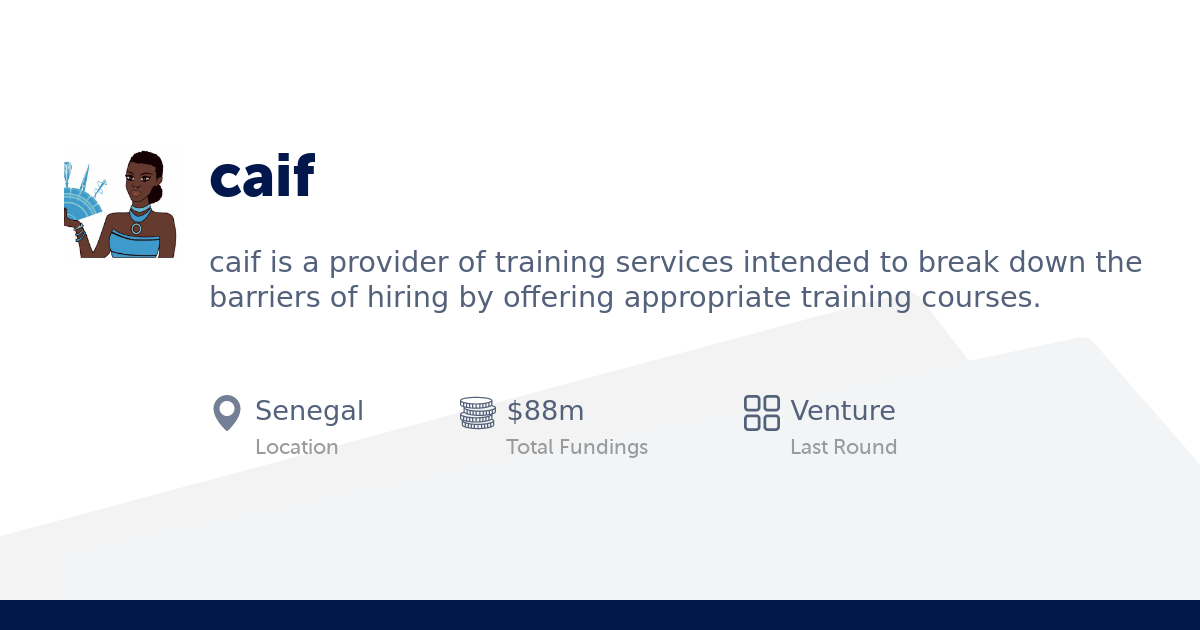 caif - Overview, Financials, Competitors - StartupList Africa