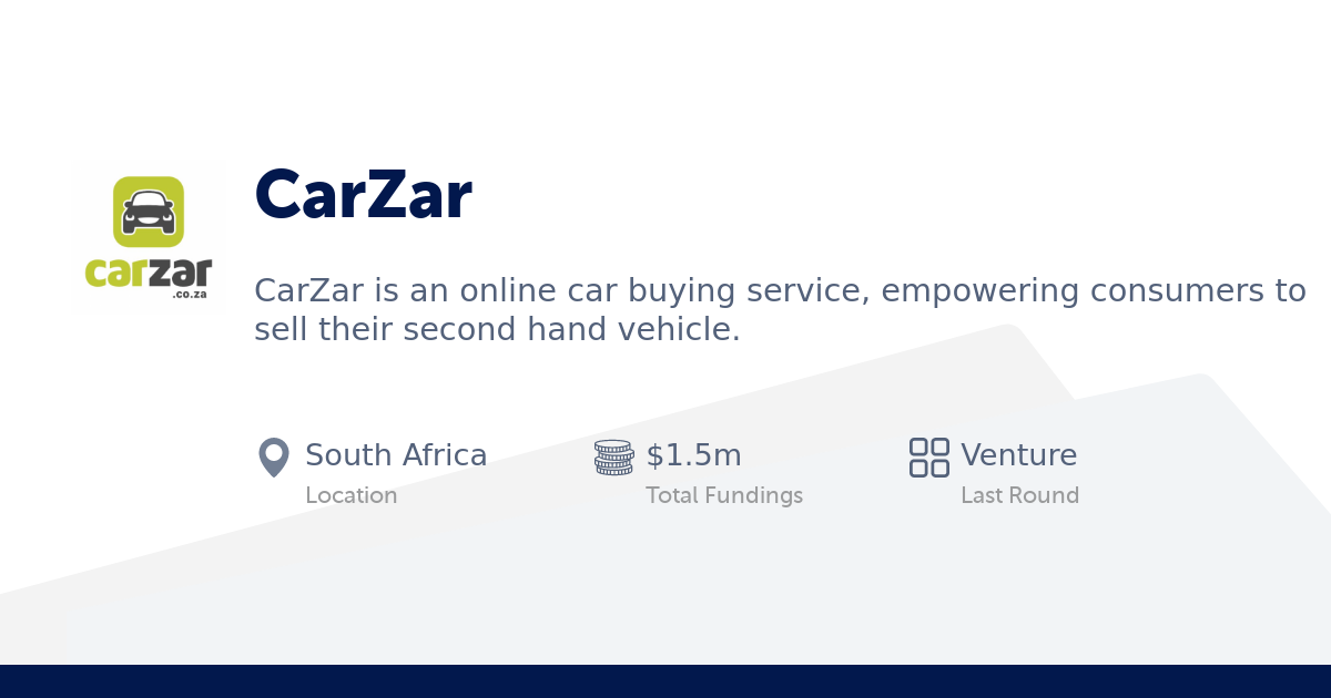 CarZar - Overview, Financials, Competitors - StartupList Africa