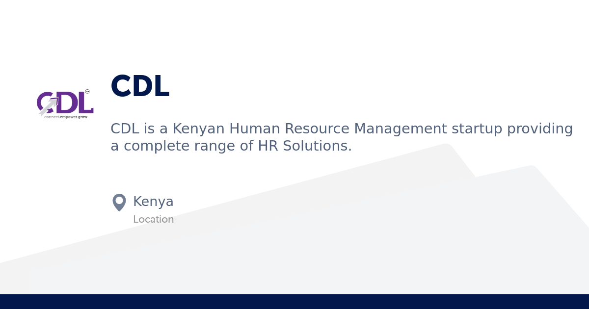 CDL - Overview, Financials, Competitors - StartupList Africa