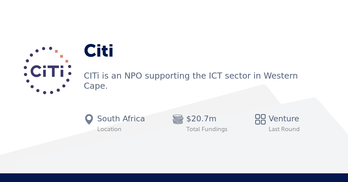 Citi - Overview, Financials, Competitors - StartupList Africa