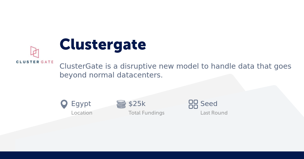 Clustergate - Overview, Financials, Competitors - StartupList Africa