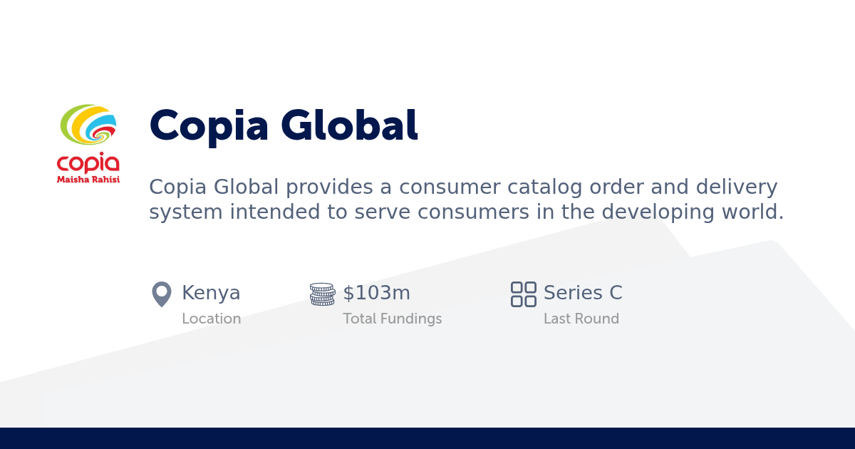 Copia Global - Overview, Financials, Competitors - StartupList Africa