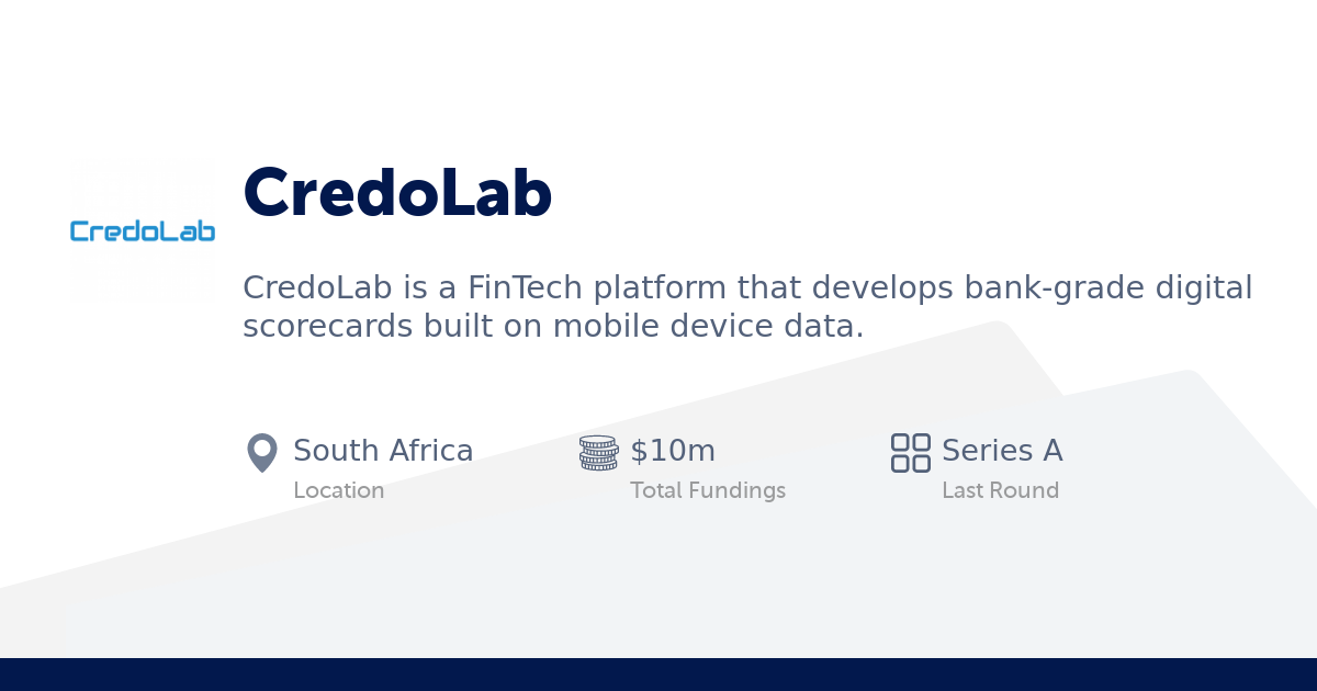 CredoLab - Overview, Financials, Competitors - StartupList Africa