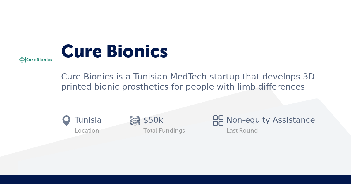 Cure Bionics - Overview, Financials, Competitors - StartupList Africa