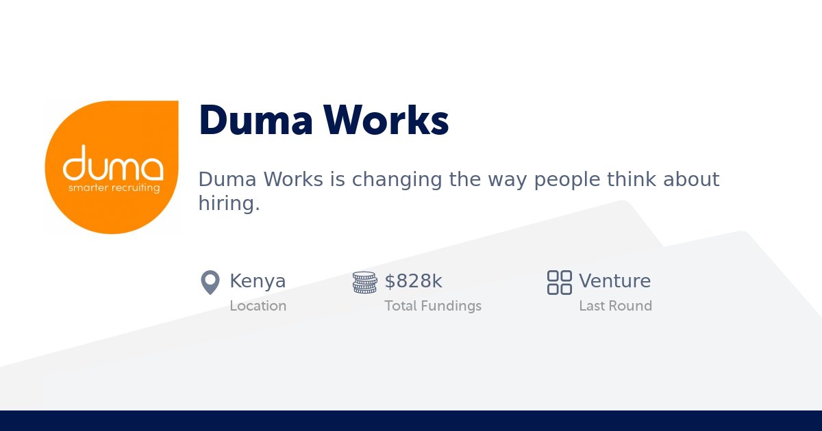 Duma Works - Overview, Financials, Competitors - StartupList Africa