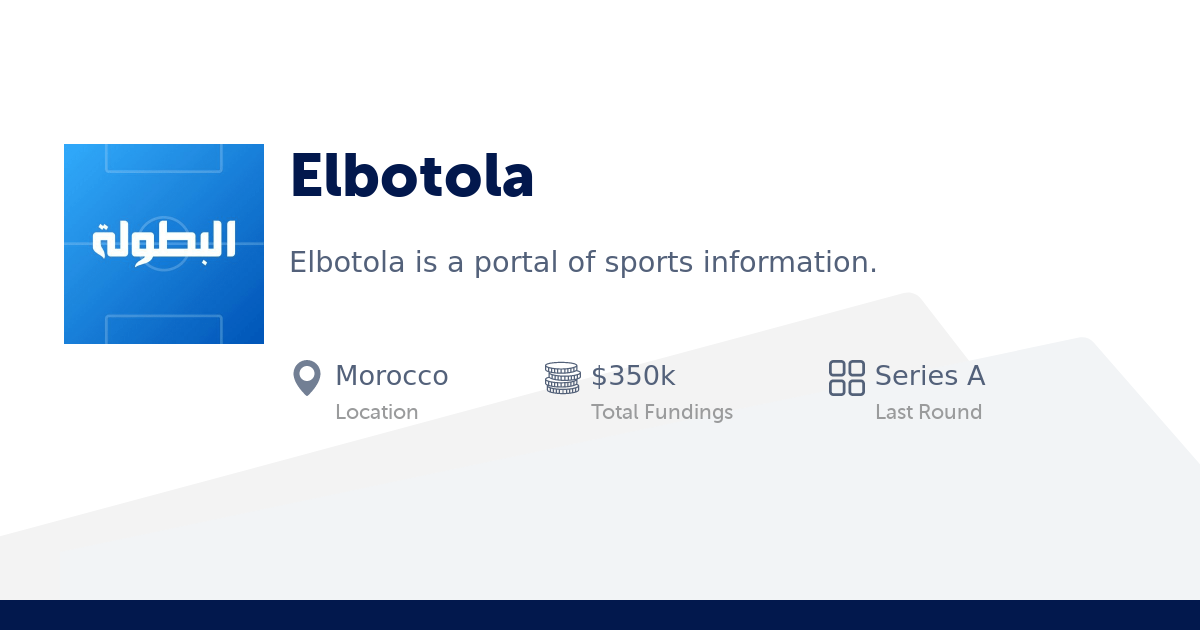 Elbotola - Overview, Financials, Competitors - StartupList Africa