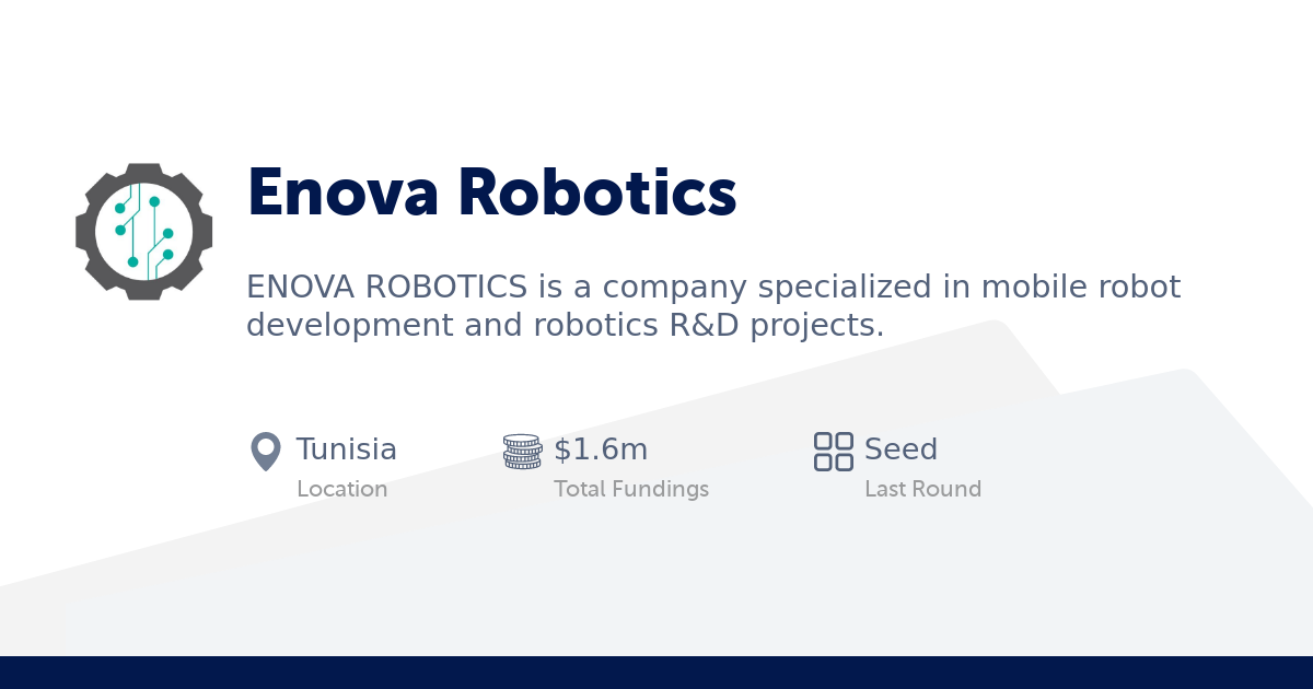 Enova Robotics - Overview, Financials, Competitors - StartupList Africa