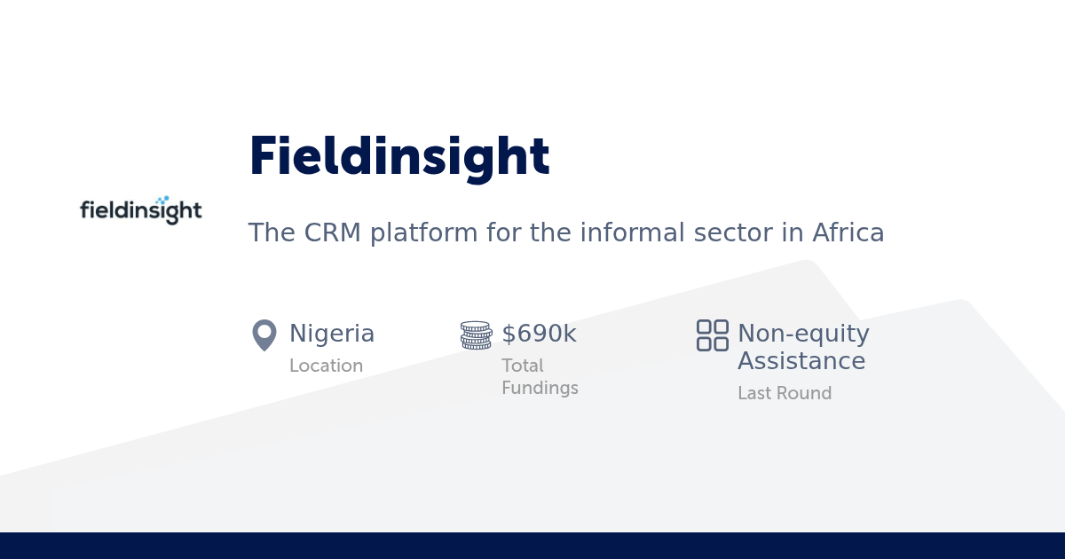 Fieldinsight - Overview, Financials, Competitors - StartupList Africa