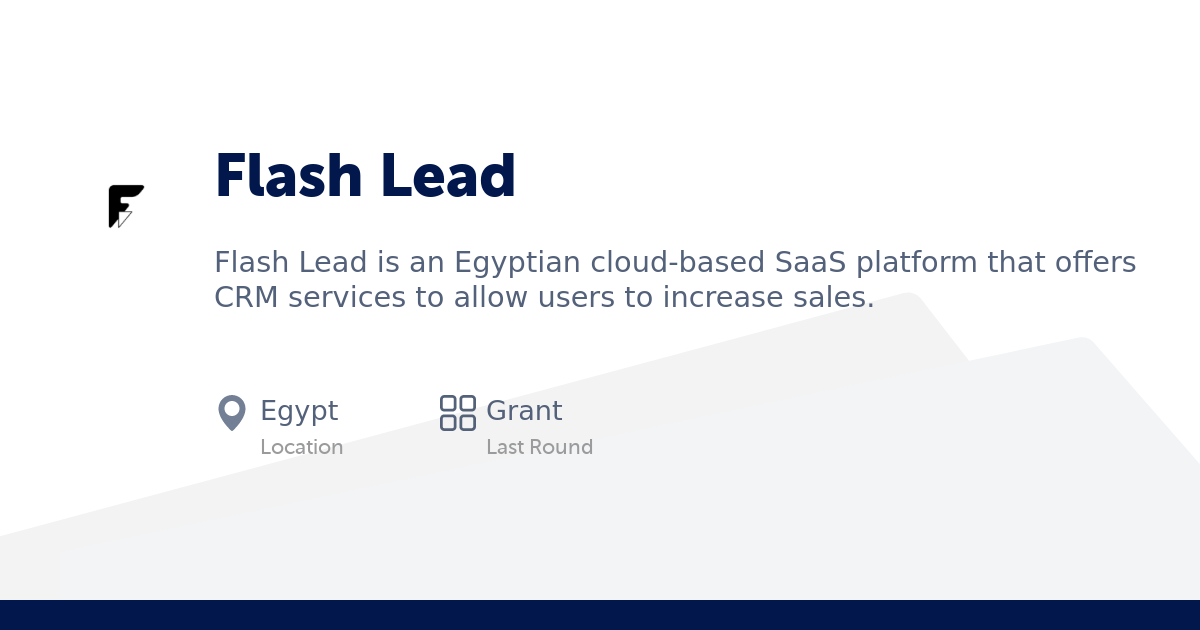 Flash Lead - Overview, Financials, Competitors - StartupList Africa