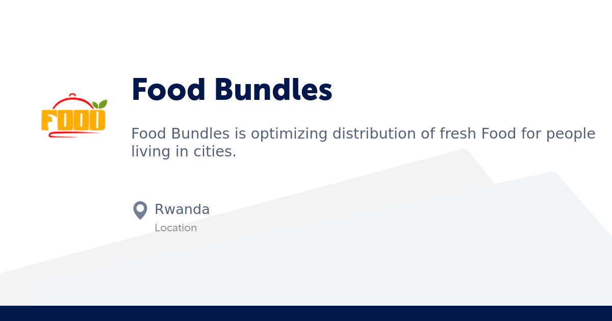 Food Bundles - Overview, Financials, Competitors - StartupList Africa