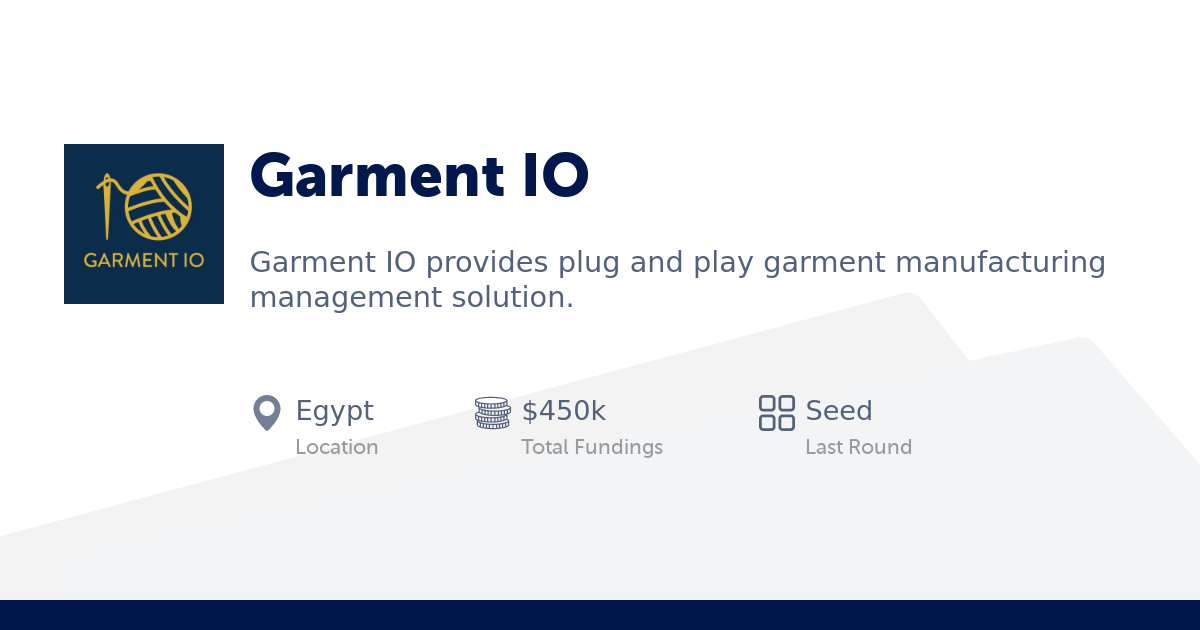 Garment IO - Overview, Financials, Competitors - StartupList Africa