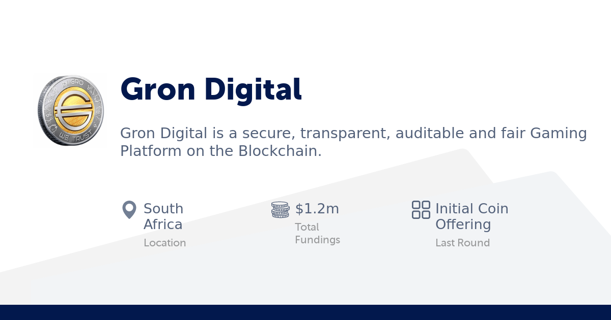 Gron Digital - Overview, Financials, Competitors - StartupList Africa