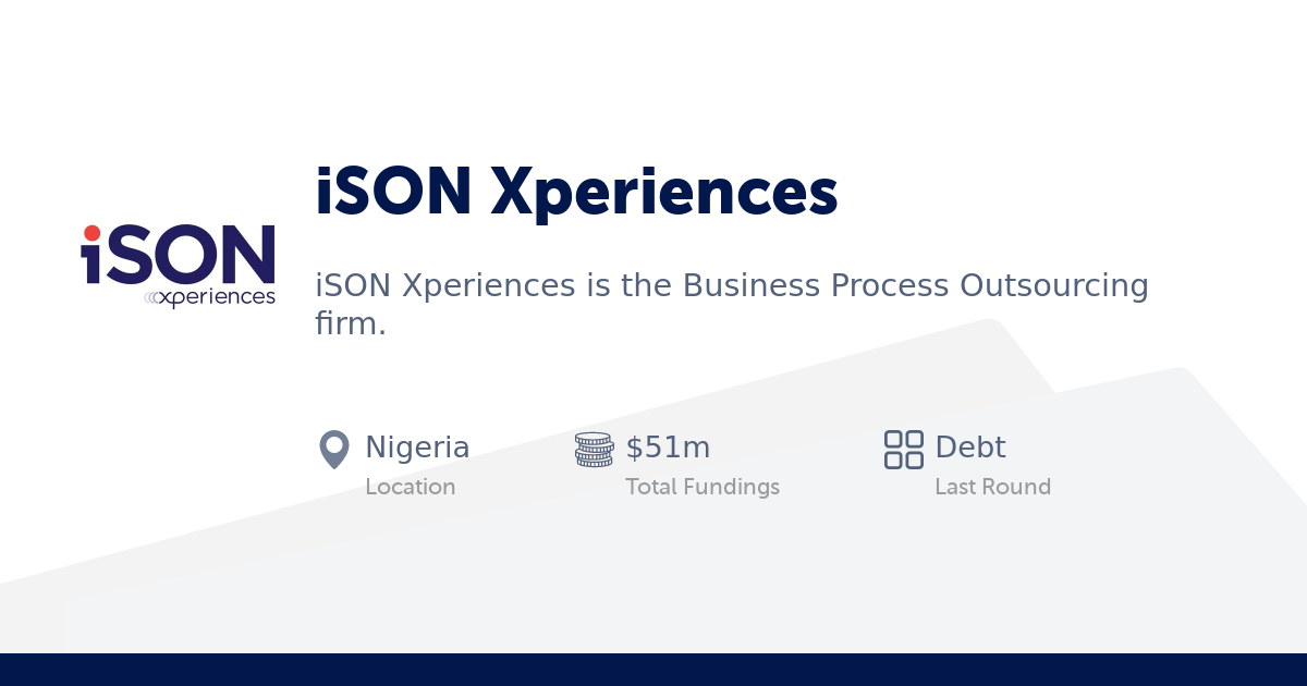 iSON Xperiences Profile, Funding and Company Data | StartupList Africa