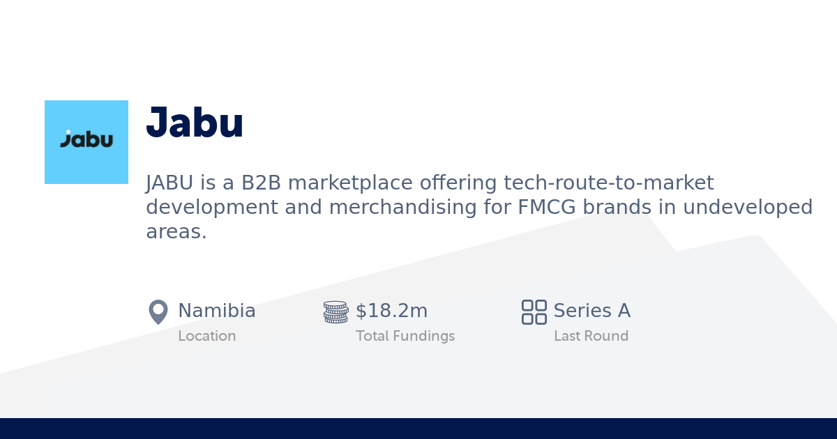 Jabu - Overview, Financials, Competitors - StartupList Africa
