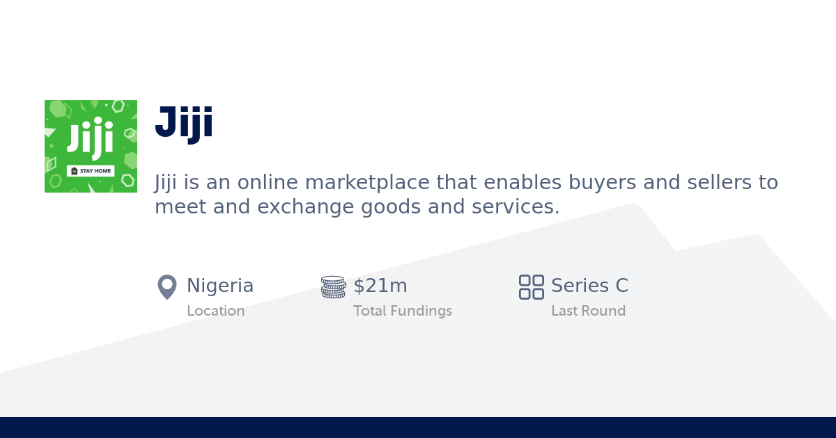 Jiji - Overview, Financials, Competitors - StartupList Africa