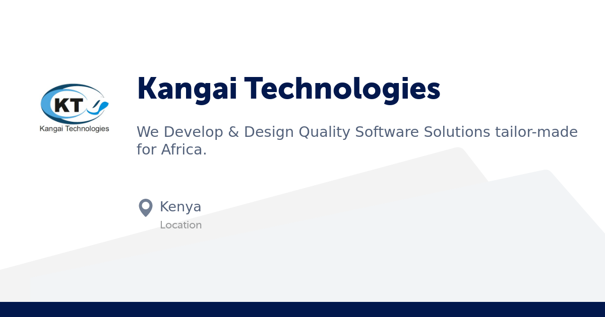 Kangai Technologies - Overview, Financials, Competitors - StartupList Africa