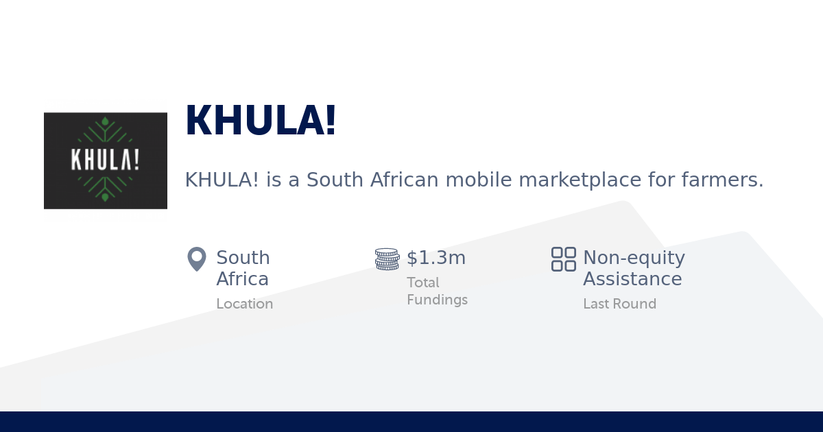 KHULA! Company Profile, Johannesburg AgTech Startup, Founders and ...