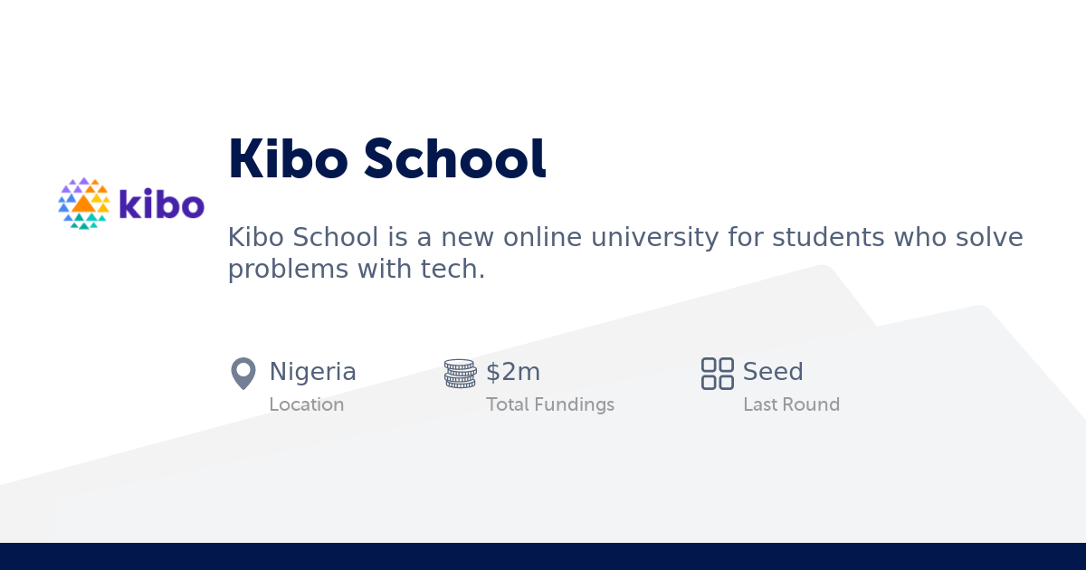 Kibo School - Overview, Financials, Competitors - StartupList Africa