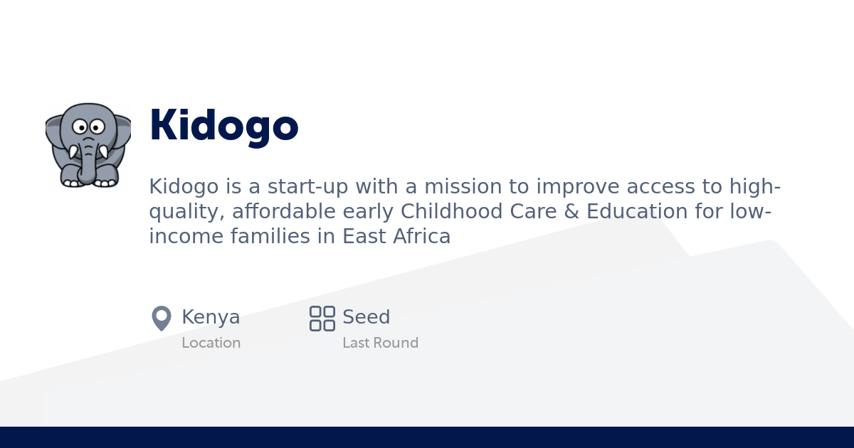 Kidogo - Overview, Financials, Competitors - StartupList Africa