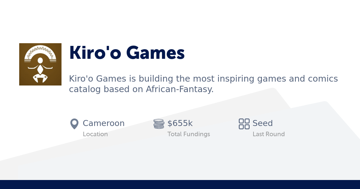 Kiro'o Games - Overview, Financials, Competitors - StartupList Africa