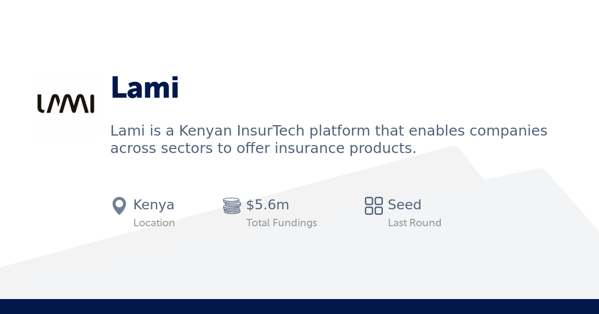 Lami - Overview, Financials, Competitors - StartupList Africa