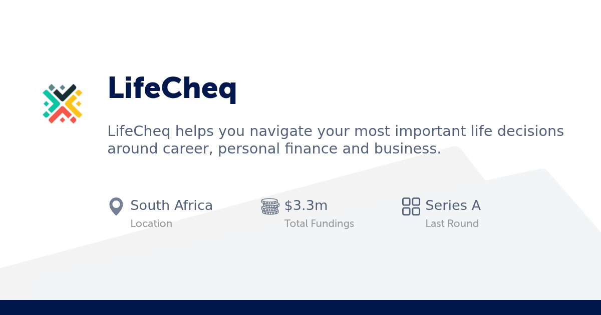 LifeCheq - Overview, Financials, Competitors - StartupList Africa